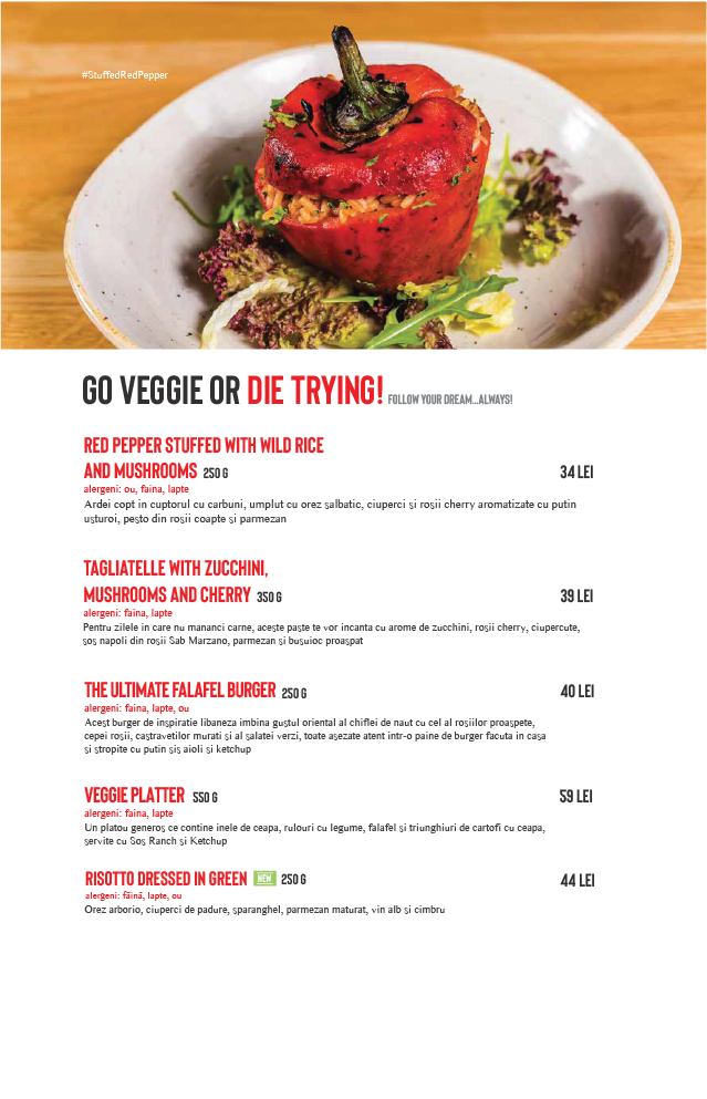 Food Menu – Tribeca – Pub & Charcoal Grill